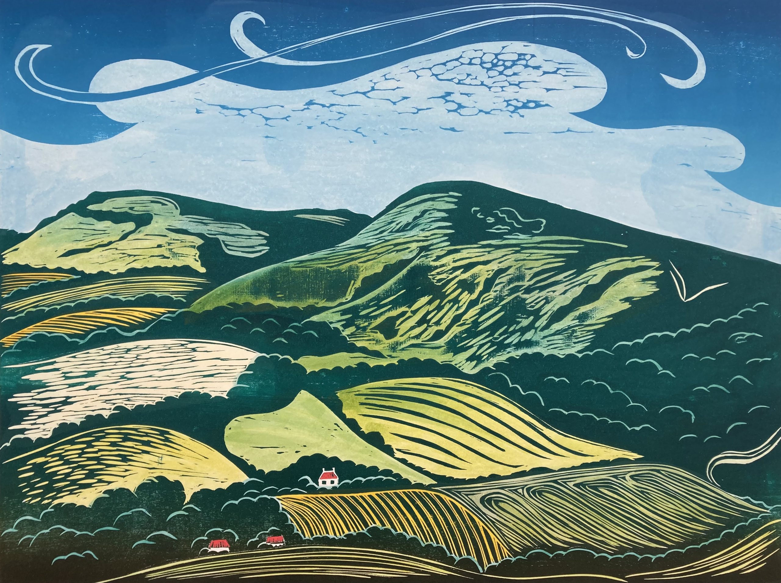 ITFORD & FIRLE BEACON - Helen Brown: Printmaker